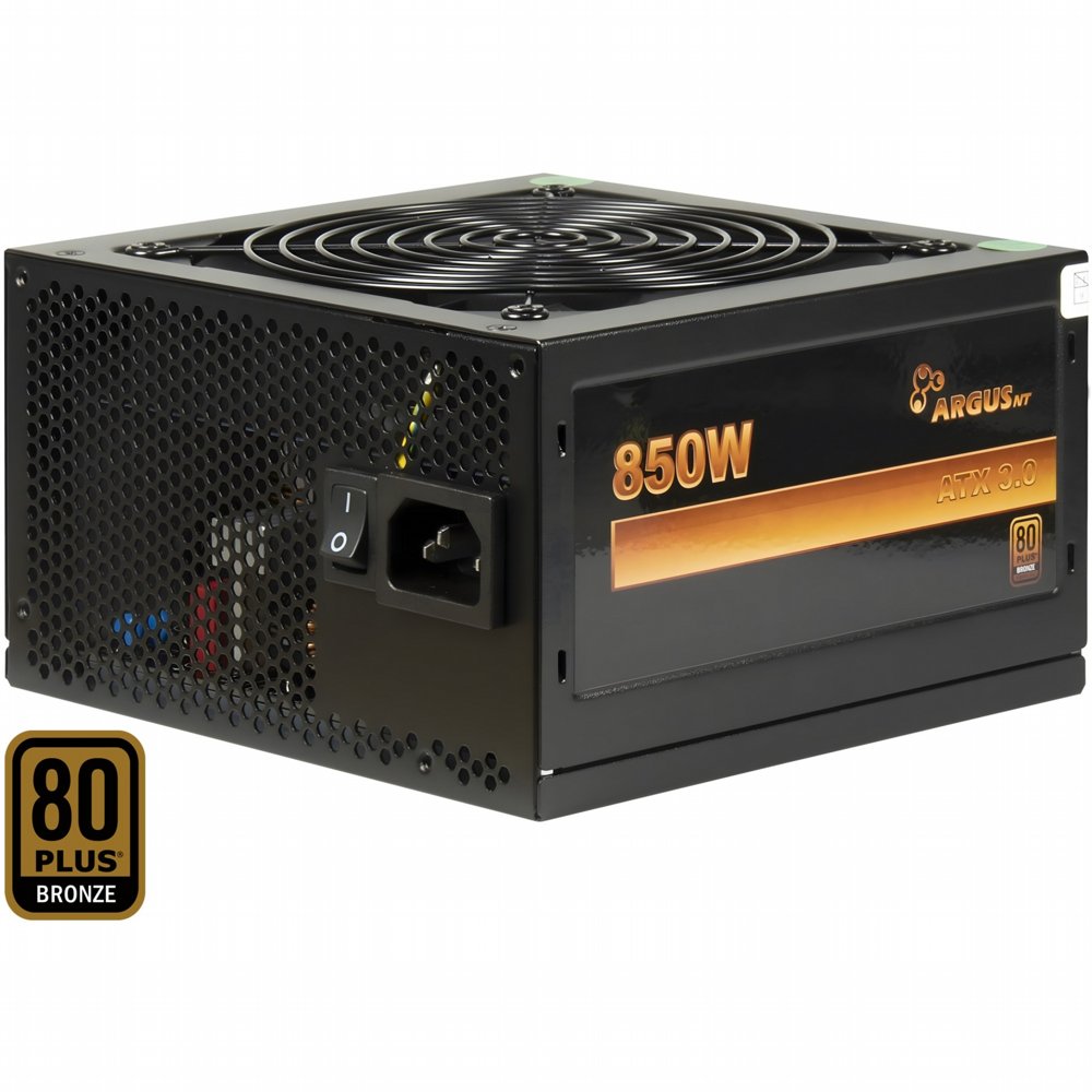Inter-Tech ArgusNT BPS-850W | 850 Watt Bronze ATX 3.1 | Voeding | PSU | Beryl Media